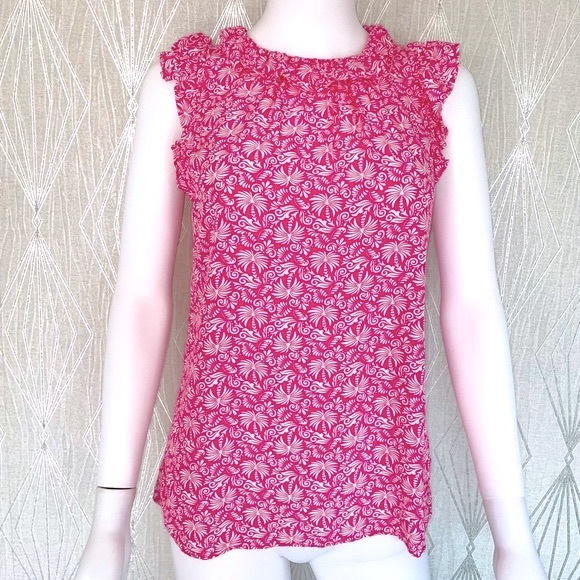 Boden | Tops | Boden Helen Ruffle Sleeve Top | Poshmark